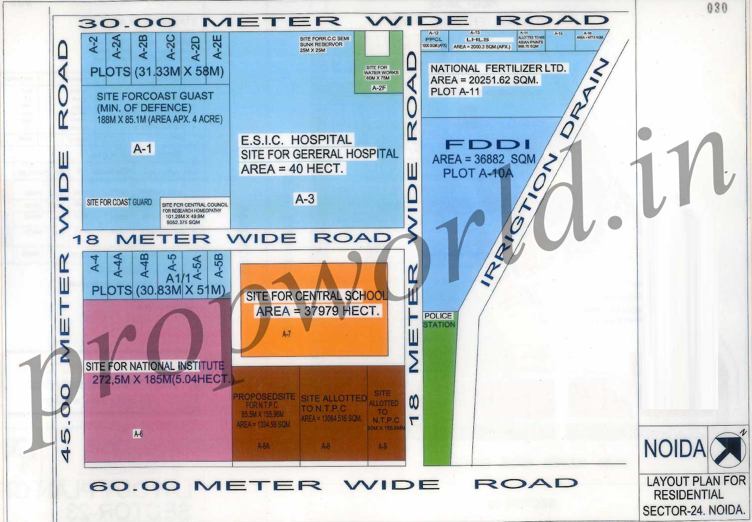 Flats in Noida Expressway, Noida Residential Sector Maps