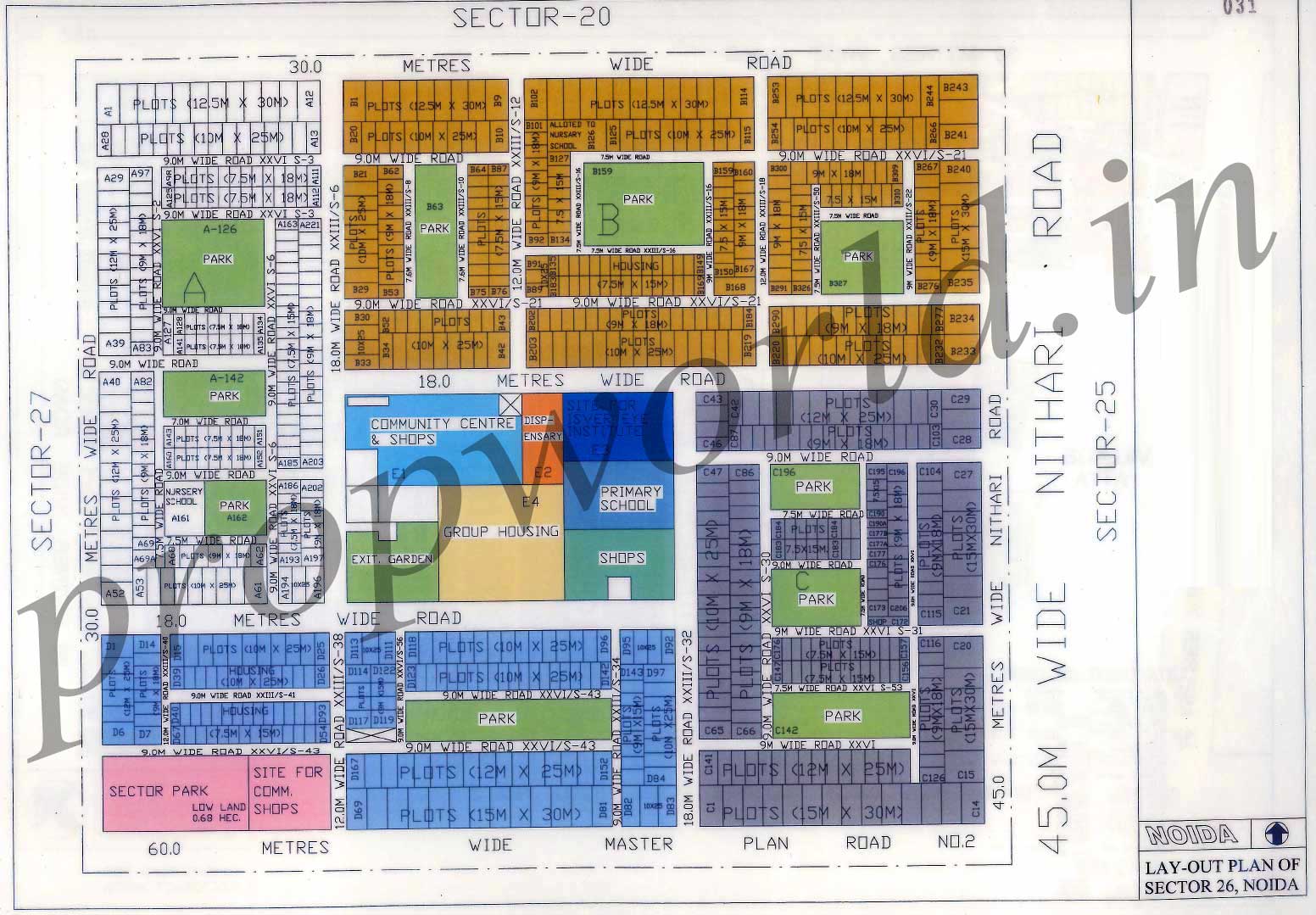 Flats in Noida Expressway, Noida Residential Sector Maps