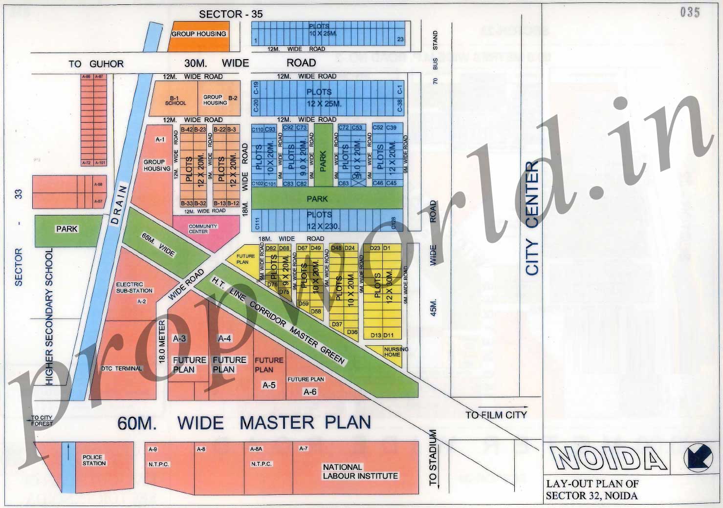 Flats in Noida Expressway, Noida Residential Sector Maps