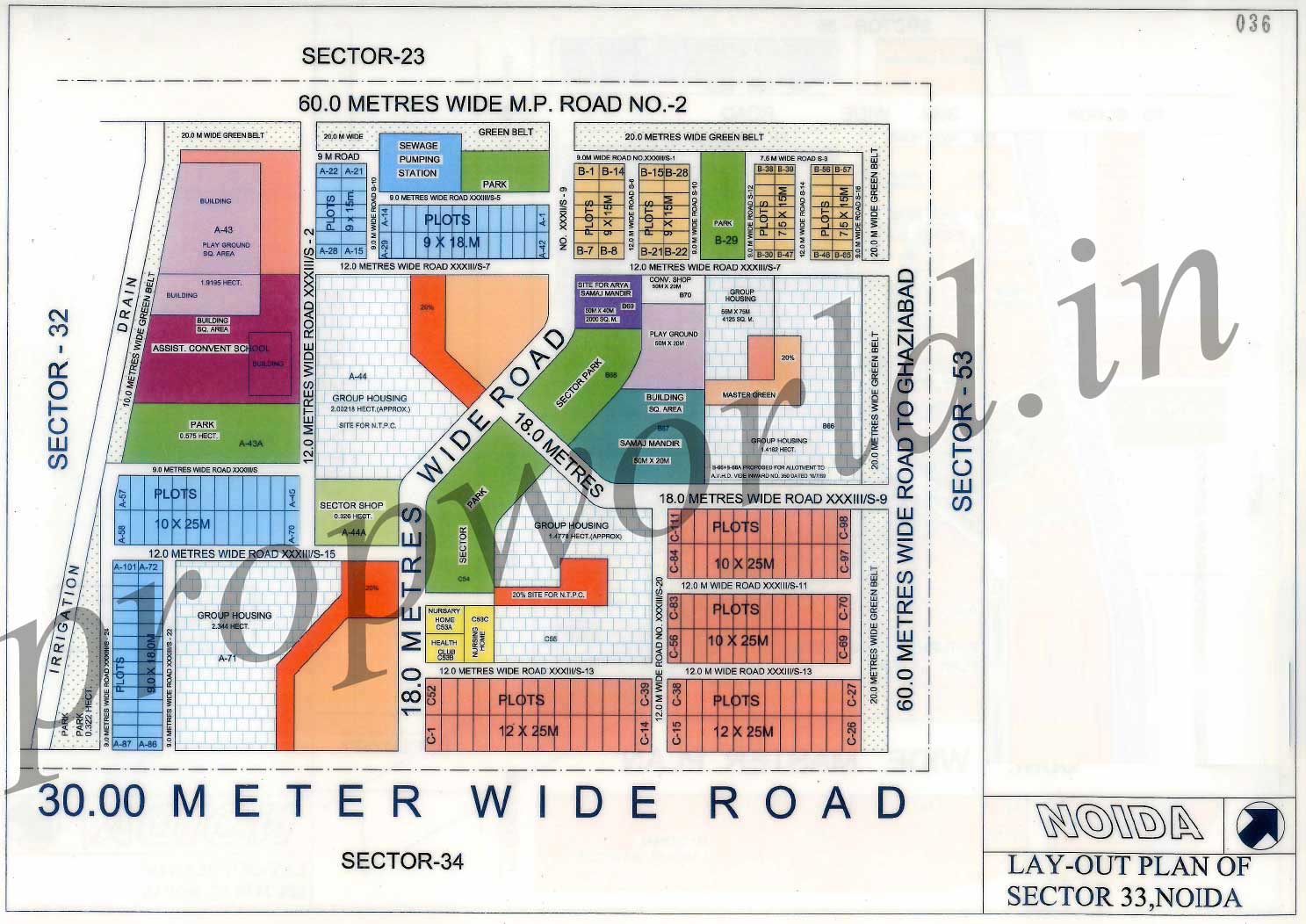 Flats in Noida Expressway, Noida Residential Sector Maps