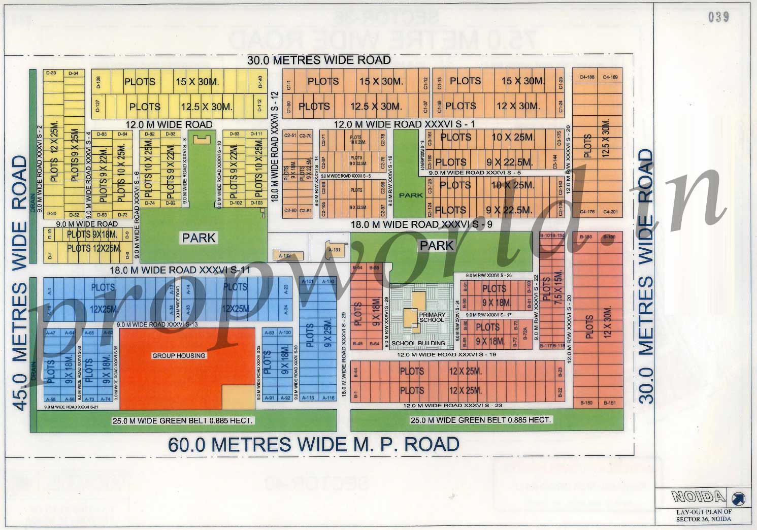 Flats in Noida Expressway, Noida Residential Sector Maps