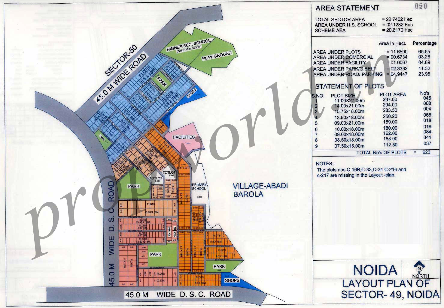 Flats in Noida Expressway, Noida Residential Sector Maps