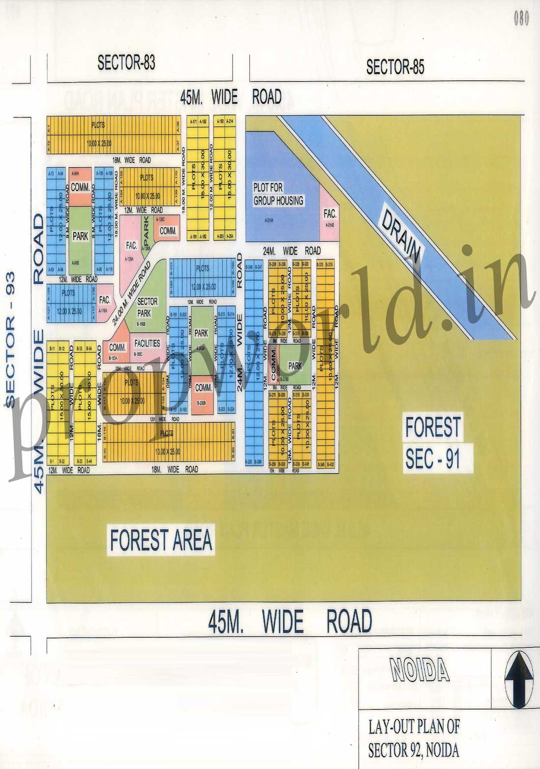 Flats in Noida Expressway, Noida Residential Sector Maps