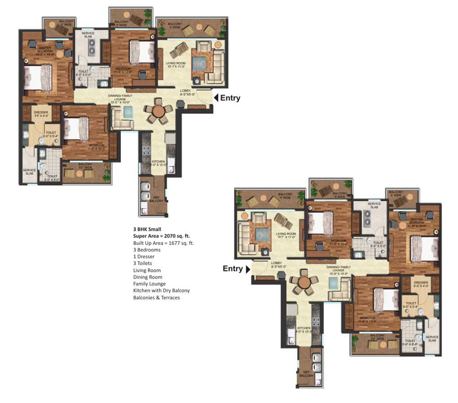 09810000375 Prateek Edifice Flats Noida Sector 107